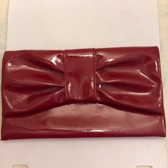 Estee Lauder | Bags | Este Lauder Red Wallet Or Makeup Bag With Bow New ...